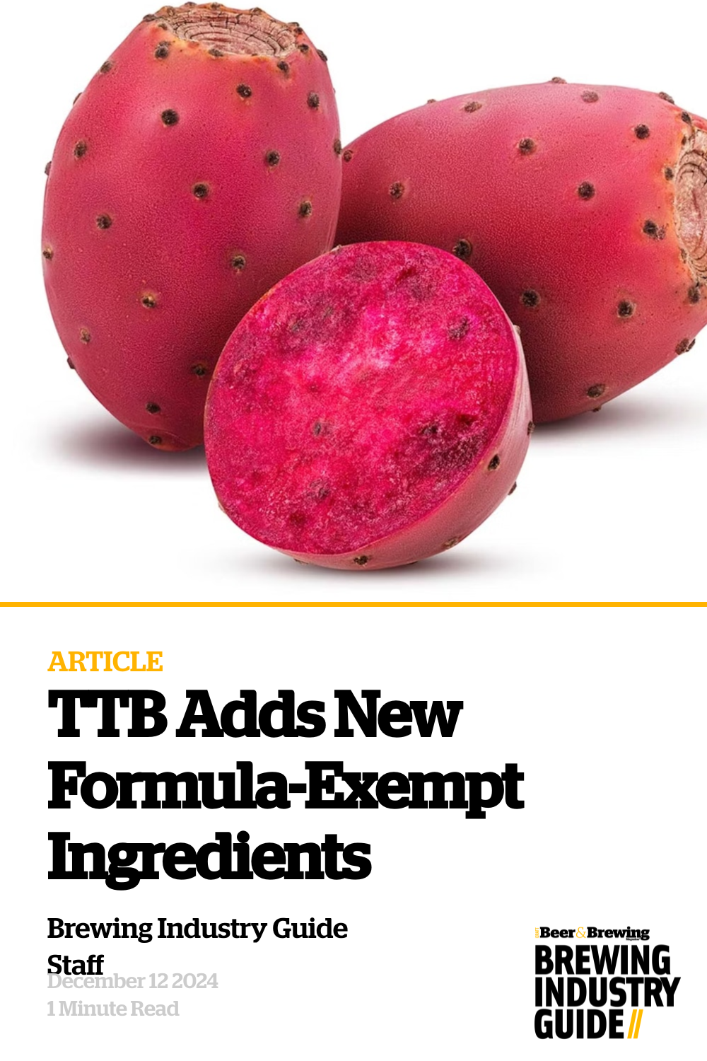 TTB Adds New Formula-Exempt Ingredients | Brewing Industry Guide