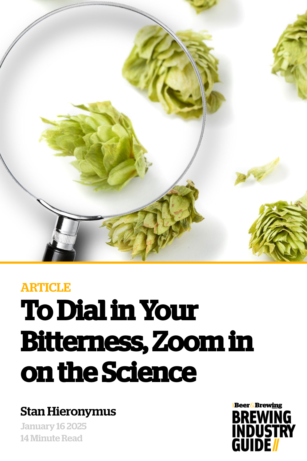 To Dial in Your Bitterness, Zoom in on the Science | Brewing Industry Guide