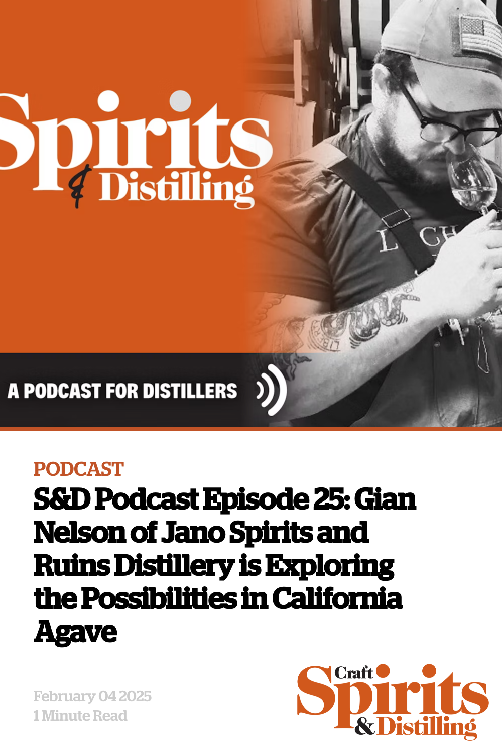 S&D Podcast Episode 25: Gian Nelson of Jano Spirits and Ruins ...