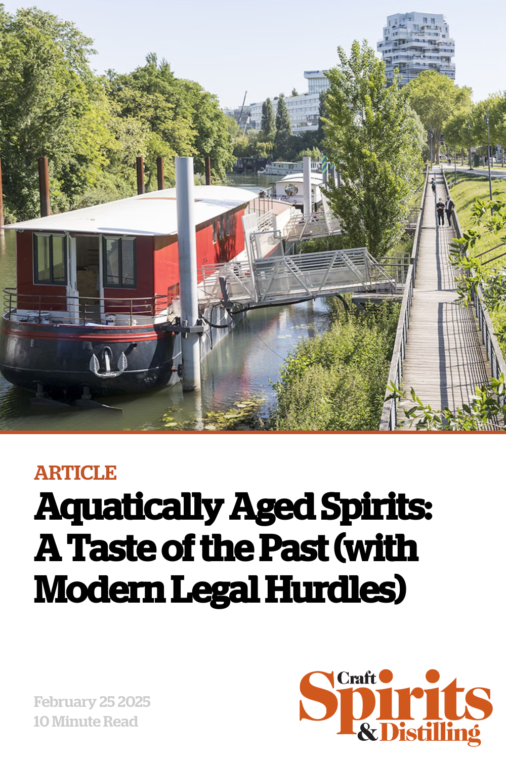 Aquatically Aged Spirits: A Taste of the Past (with Modern Legal ...
