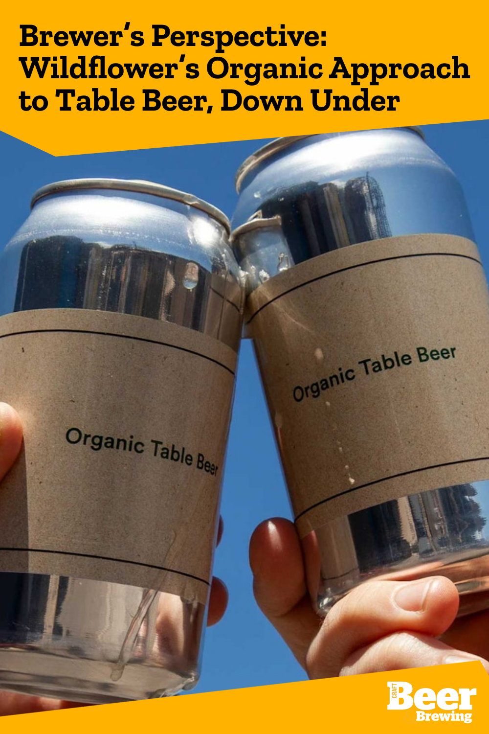 Brewer’s Perspective: Wildflower’s Organic Approach to Table Beer, Down ...