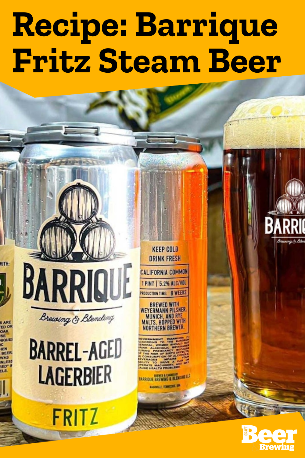 Recipe: Barrique Fritz Steam Beer | Craft Beer & Brewing