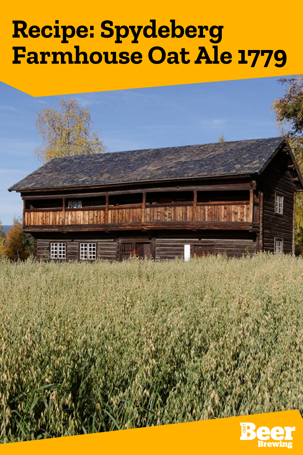 Recipe: Spydeberg Farmhouse Oat Ale 1779 | Craft Beer & Brewing