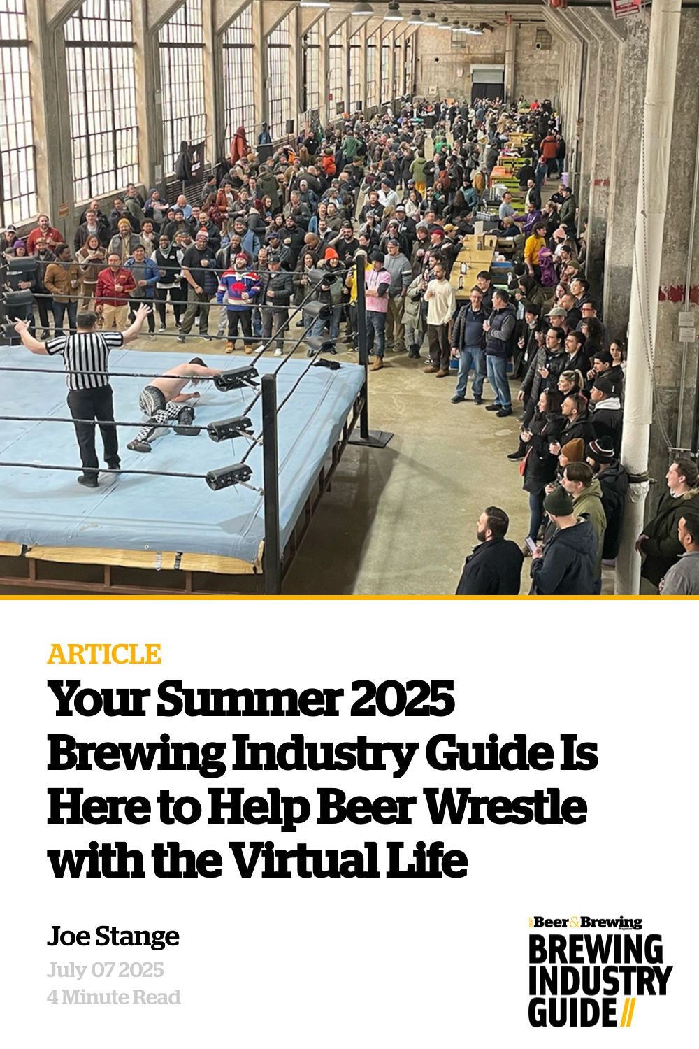 Your Summer 2025 Brewing Industry Guide Is Here to Help Beer Wrestle with the Virtual Life ...