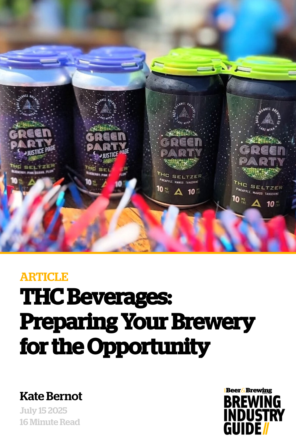 THC Beverages: Preparing Your Brewery for the Opportunity | Brewing ...