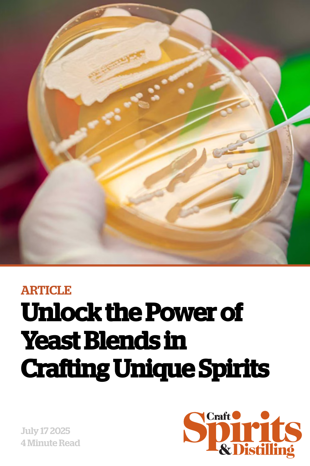 Unlock the Power of Yeast Blends in Crafting Unique Spirits | Spirits ...