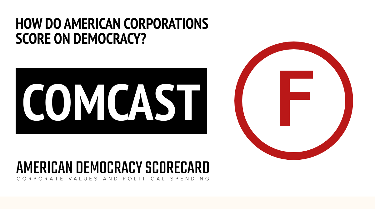 Comcast Political Contributions Tracker | American Democracy Scorecard