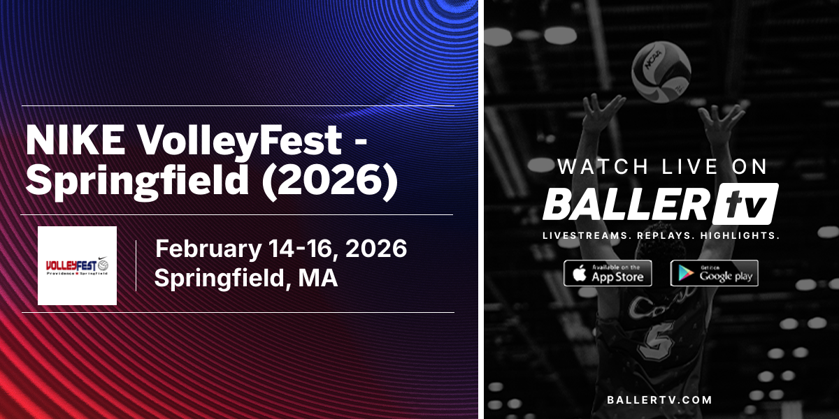 Watch the NIKE VolleyFest - Springfield (2026) Livestream | BallerTV