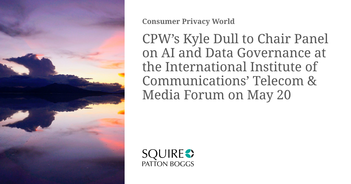 CPW’s Kyle Dull to Chair Panel on AI and Data Governance at the ...