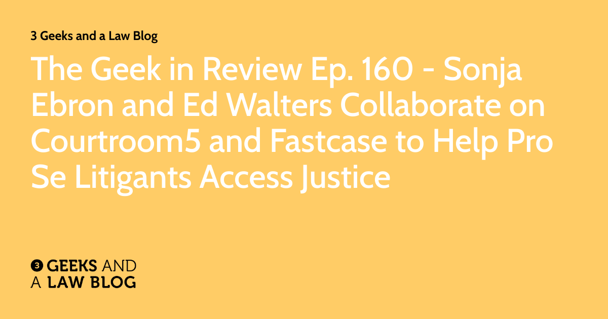 The Geek in Review Ep. 160 - Sonja Ebron and Ed Walters Collaborate on ...