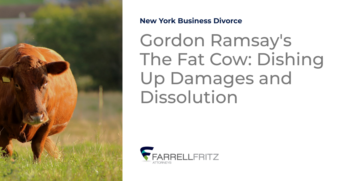 Gordon Ramsay's The Fat Cow: Dishing Up Damages and Dissolution | New ...