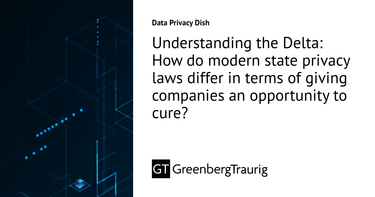 Understanding the Delta: How do modern state privacy laws differ in ...