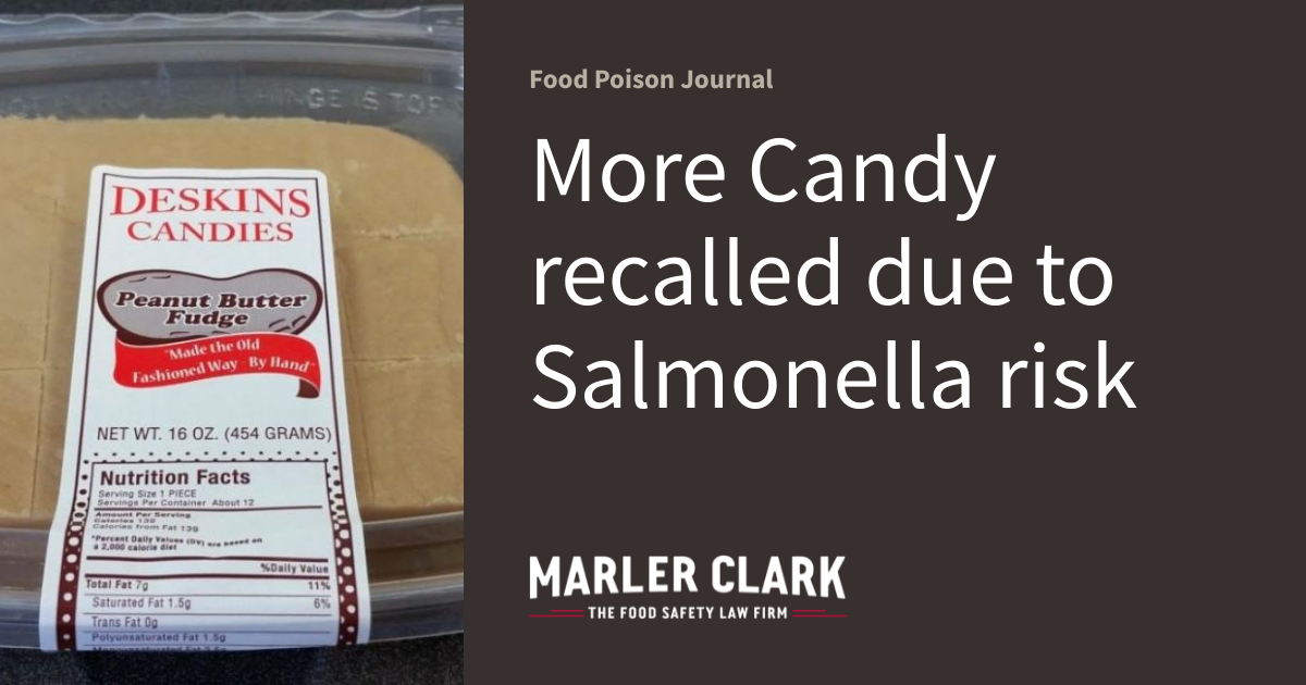 More Candy recalled due to Salmonella risk | Food Poison Journal