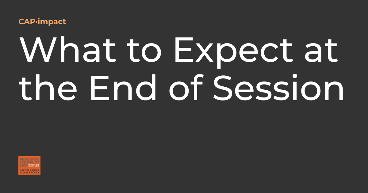 What to Expect at the End of Session | CAP·impact
