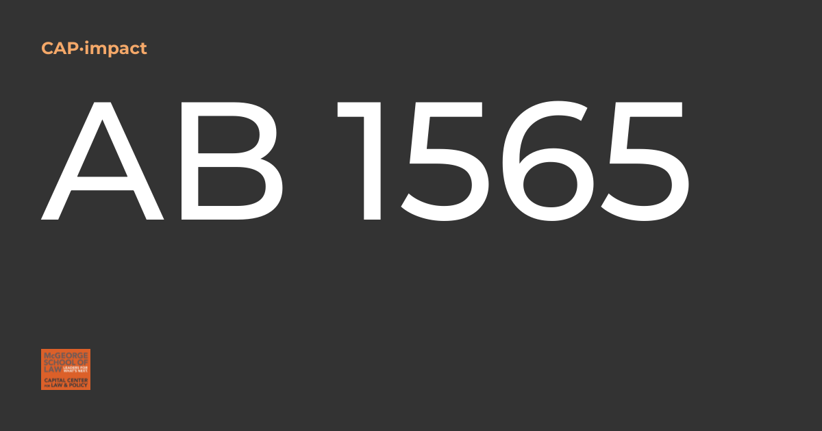 AB 1565 | CAP·impact
