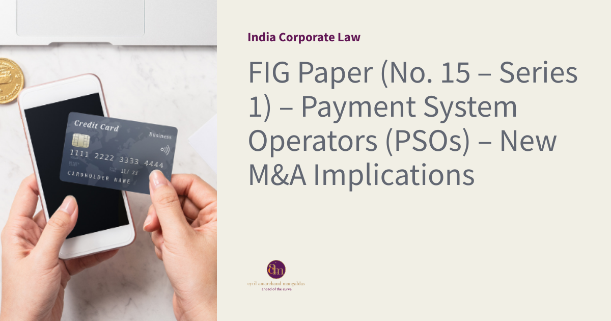 FIG Paper (No. 15 – Series 1) – Payment System Operators (PSOs) – New M ...