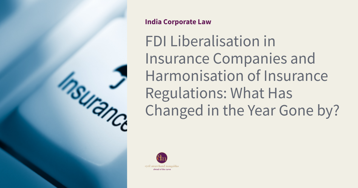 FDI Liberalisation in Insurance Companies and Harmonisation of ...