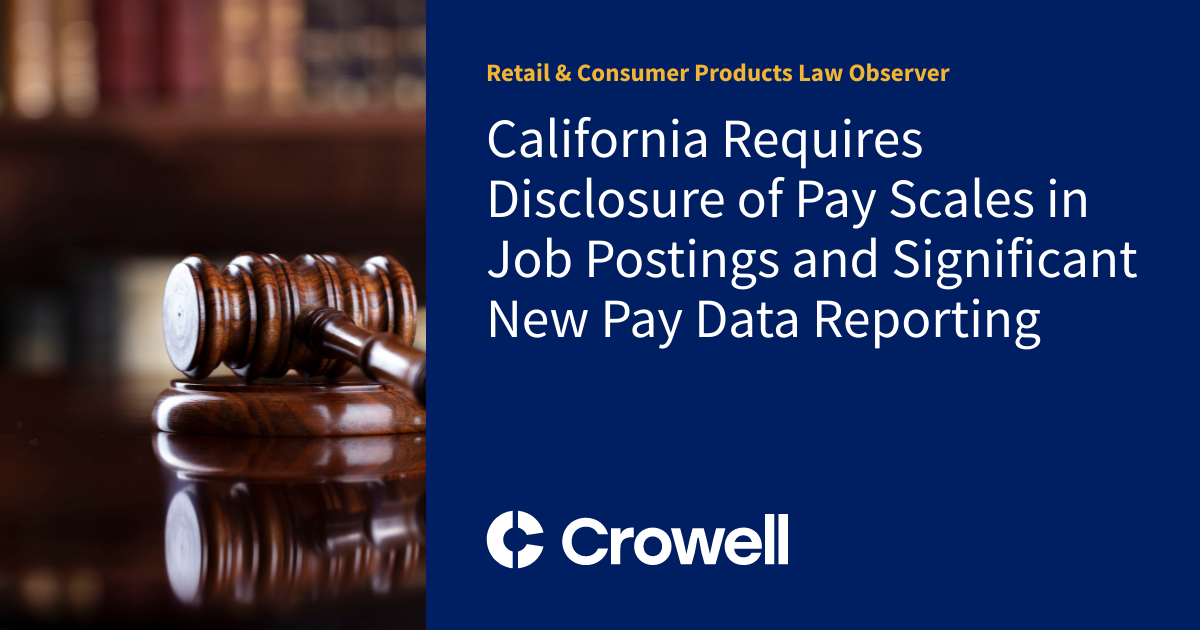 California Requires Disclosure of Pay Scales in Job Postings and ...