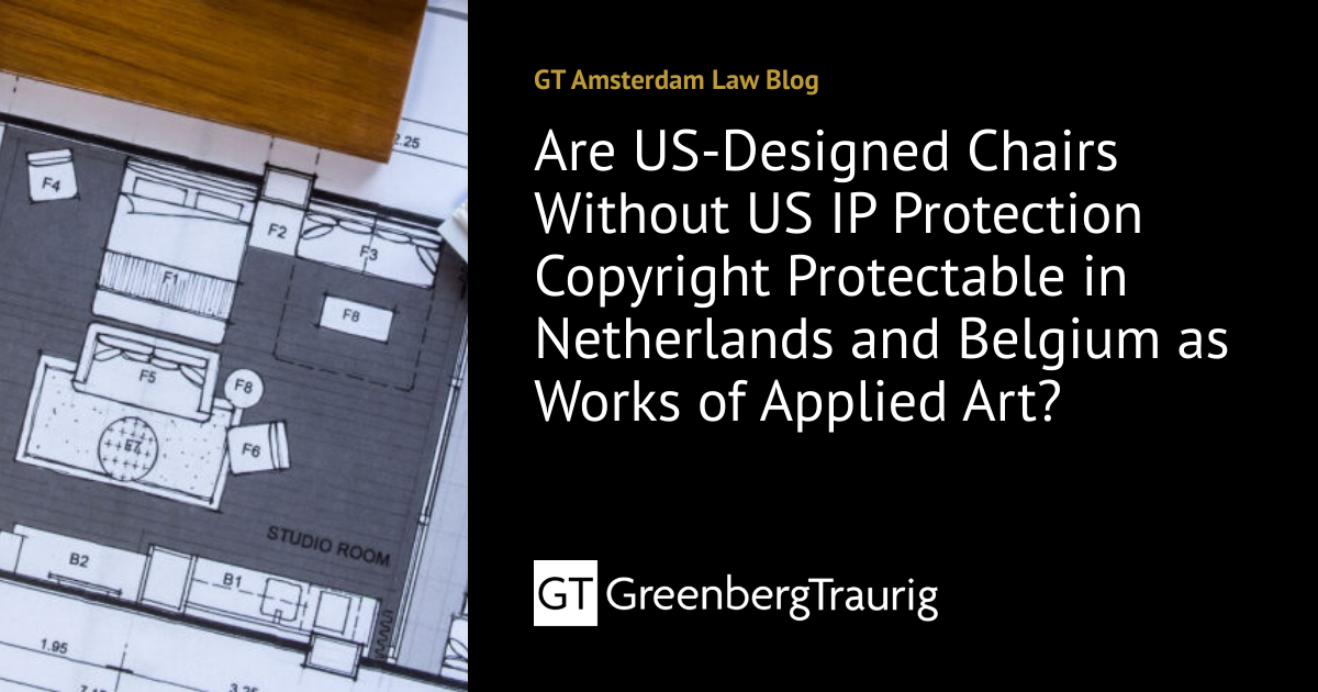 Are US-Designed Chairs Without US IP Protection Copyright Protectable ...