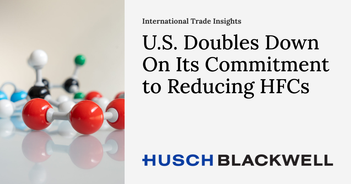 U.S. Doubles Down On Its Commitment to Reducing HFCs | International ...