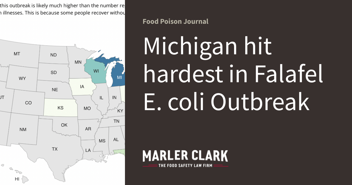 Michigan hit hardest in Falafel E. coli Outbreak | Food Poison Journal