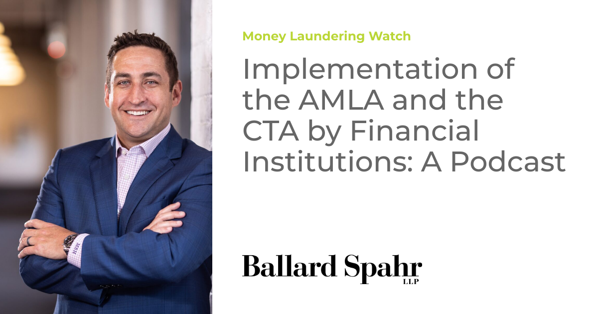 Implementation of the AMLA and the CTA by Financial Institutions: A ...
