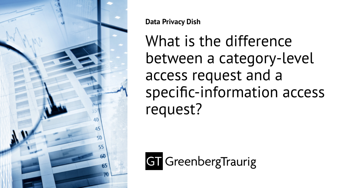 What is the difference between a category-level access request and a ...