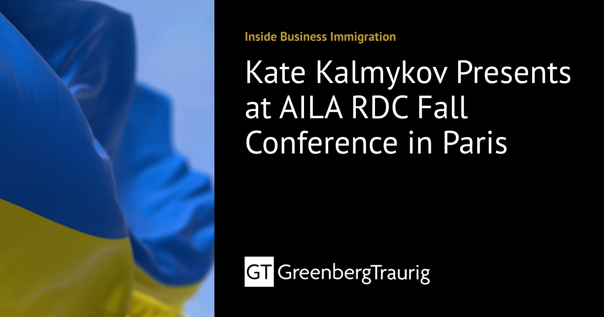 Kate Kalmykov Presents at AILA RDC Fall Conference in Paris | Inside ...