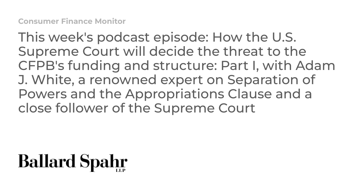 This week's podcast episode: How the U.S. Supreme Court will decide the ...