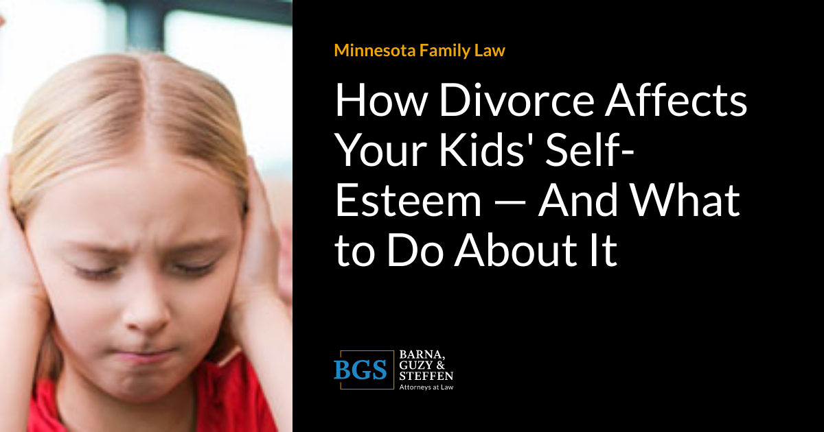 How Divorce Affects Your Kids' Self-Esteem — And What to Do About It ...