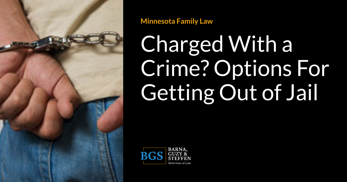 Charged With a Crime? Options For Getting Out of Jail | Brown Law Offices