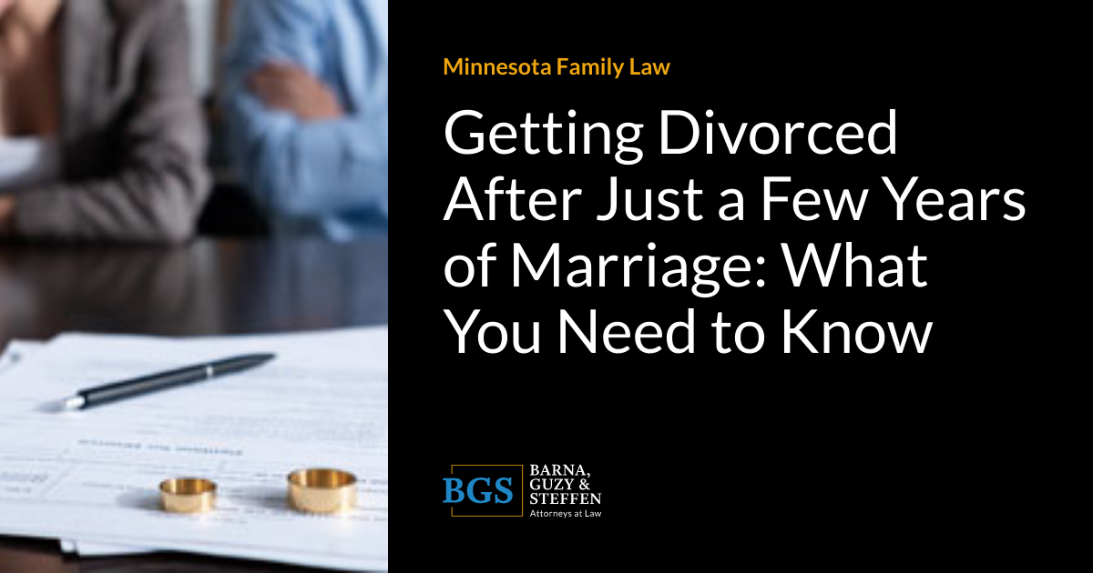 Getting Divorced After Just a Few Years of Marriage: What You Need to ...