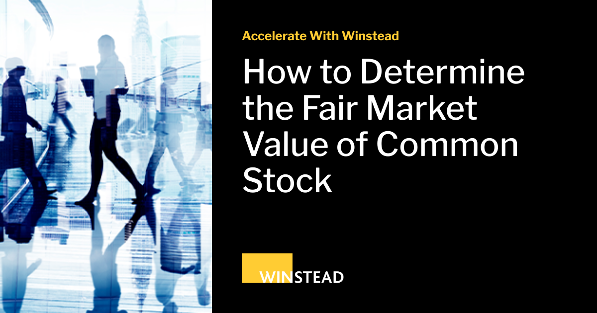 How to Determine the Fair Market Value of Common Stock | Ascend With ...