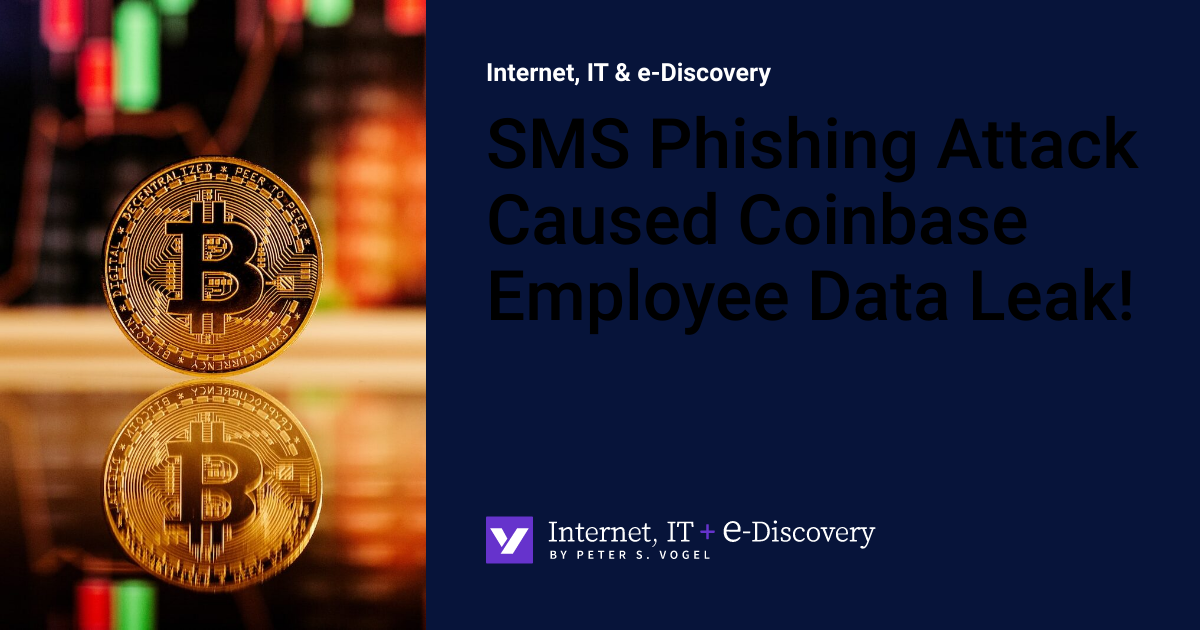 SMS Phishing Attack Caused Coinbase Employee Data Leak! | Internet, IT ...