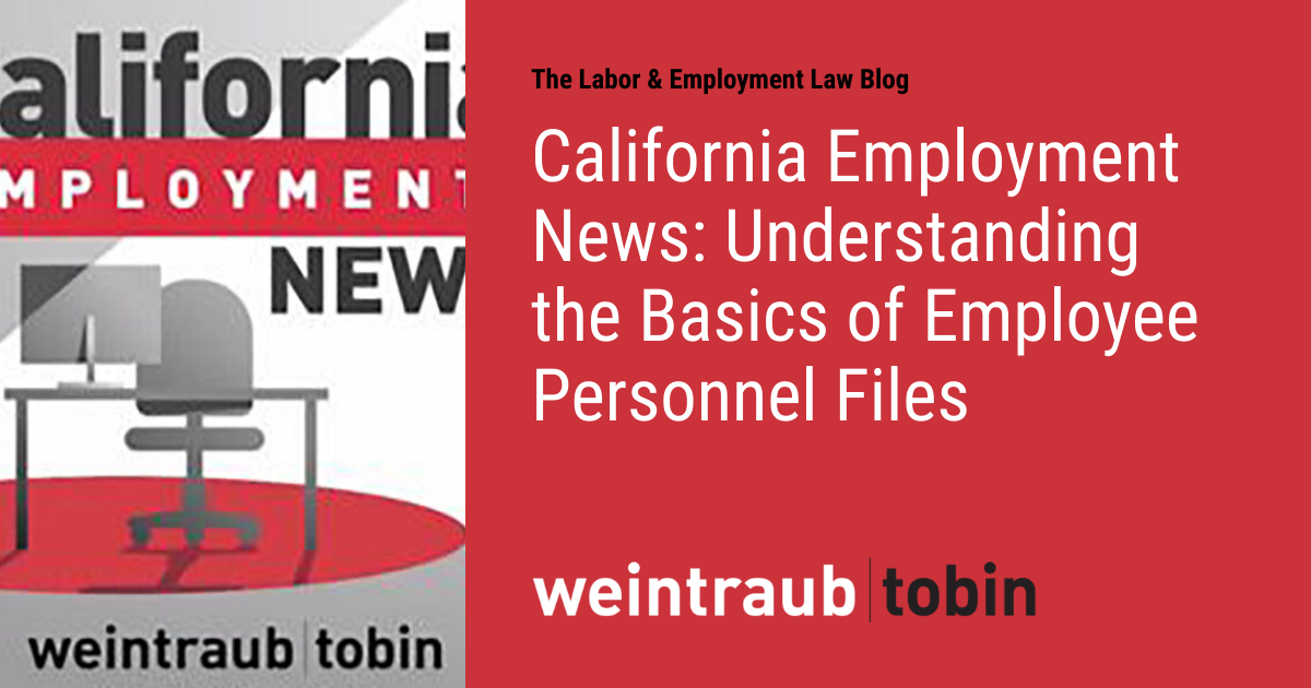 California Employment News: Understanding the Basics of Employee ...