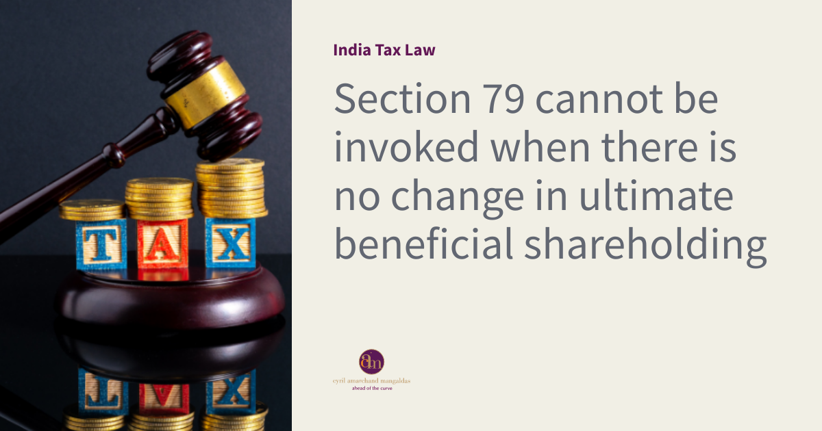 Section 79 cannot be invoked when there is no change in ultimate ...