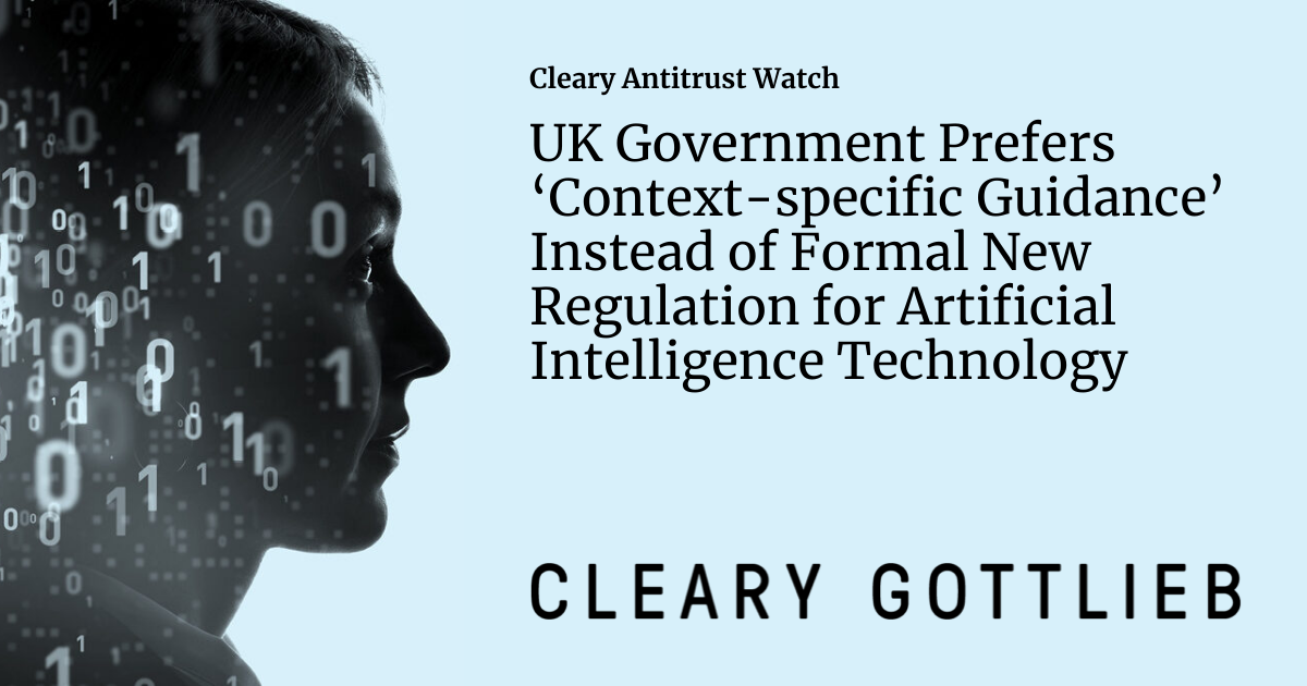 UK Government Prefers ‘Context-specific Guidance’ Instead of Formal New ...