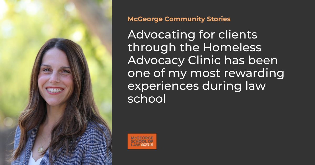 Advocating for clients through the Homeless Advocacy Clinic has been ...