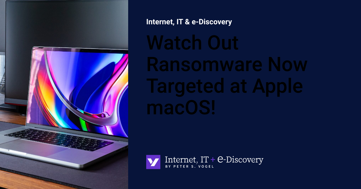 Watch Out Ransomware Now Targeted at Apple macOS! | Internet, IT & e ...
