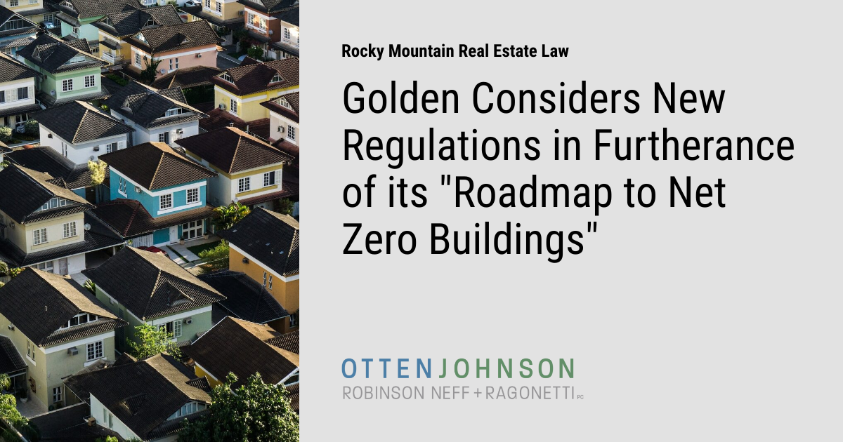 Golden Considers New Regulations in Furtherance of its "Roadmap to Net ...