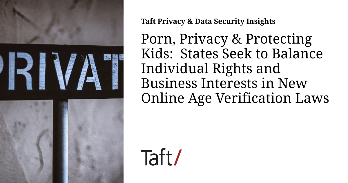 Porn, Privacy & Protecting Kids: States Seek to Balance Individual ...