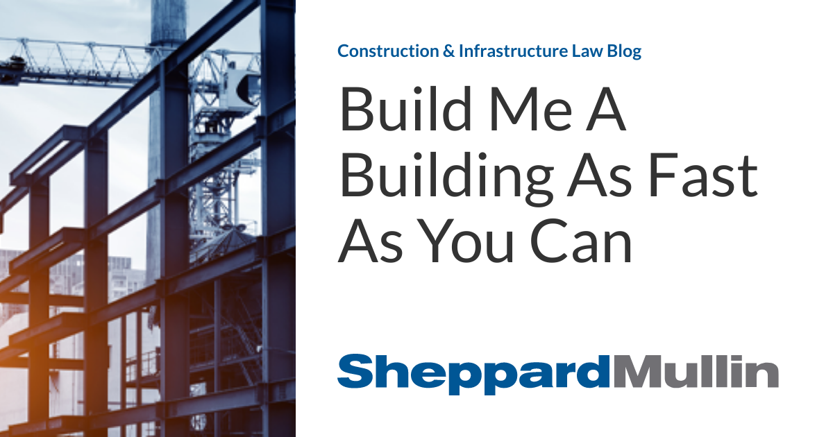 Build Me A Building As Fast As You Can | Construction & Infrastructure ...