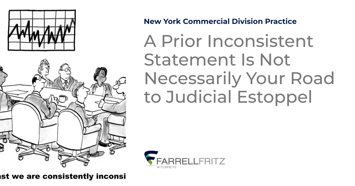 A Prior Inconsistent Statement Is Not Necessarily Your Road to Judicial ...