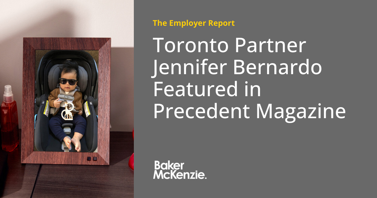 Toronto Partner Jennifer Bernardo Featured in Precedent Magazine | The ...