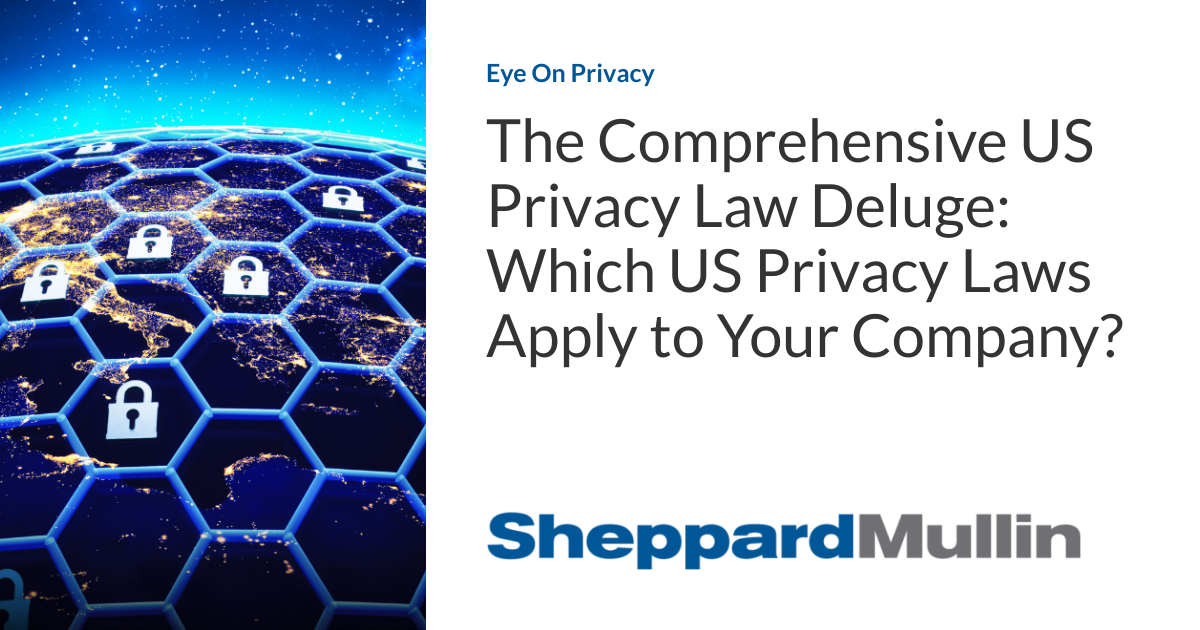 The Comprehensive US Privacy Law Deluge: Which US Privacy Laws Apply to ...