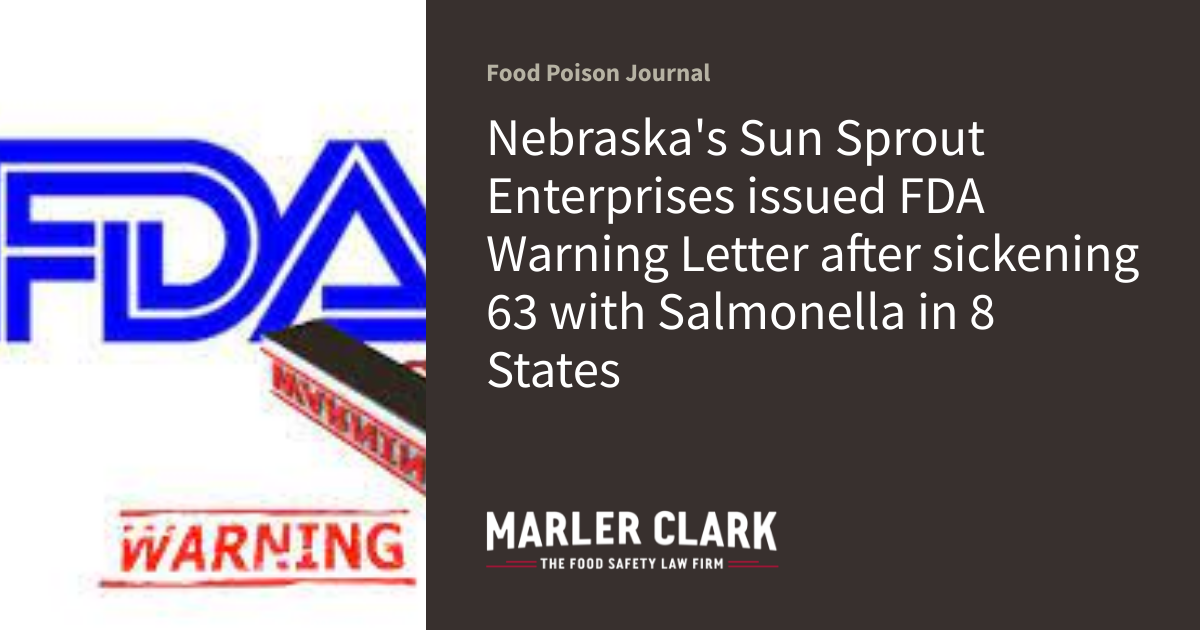 Nebraska's Sun Sprout Enterprises issued FDA Warning Letter after ...