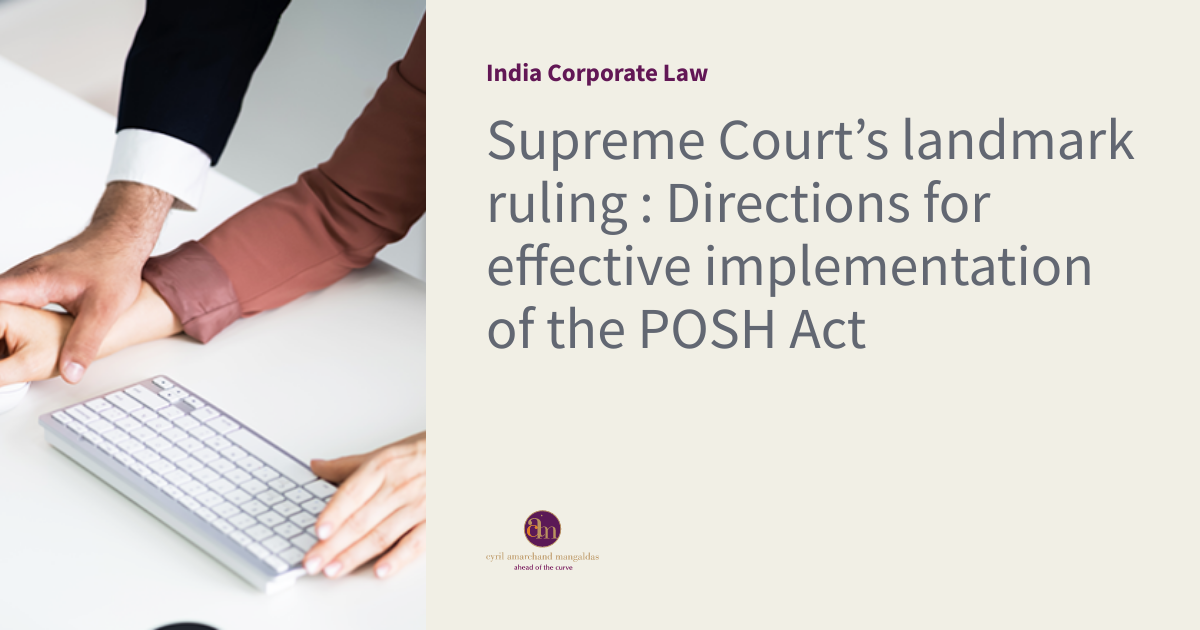 Supreme Court’s landmark ruling : Directions for effective ...