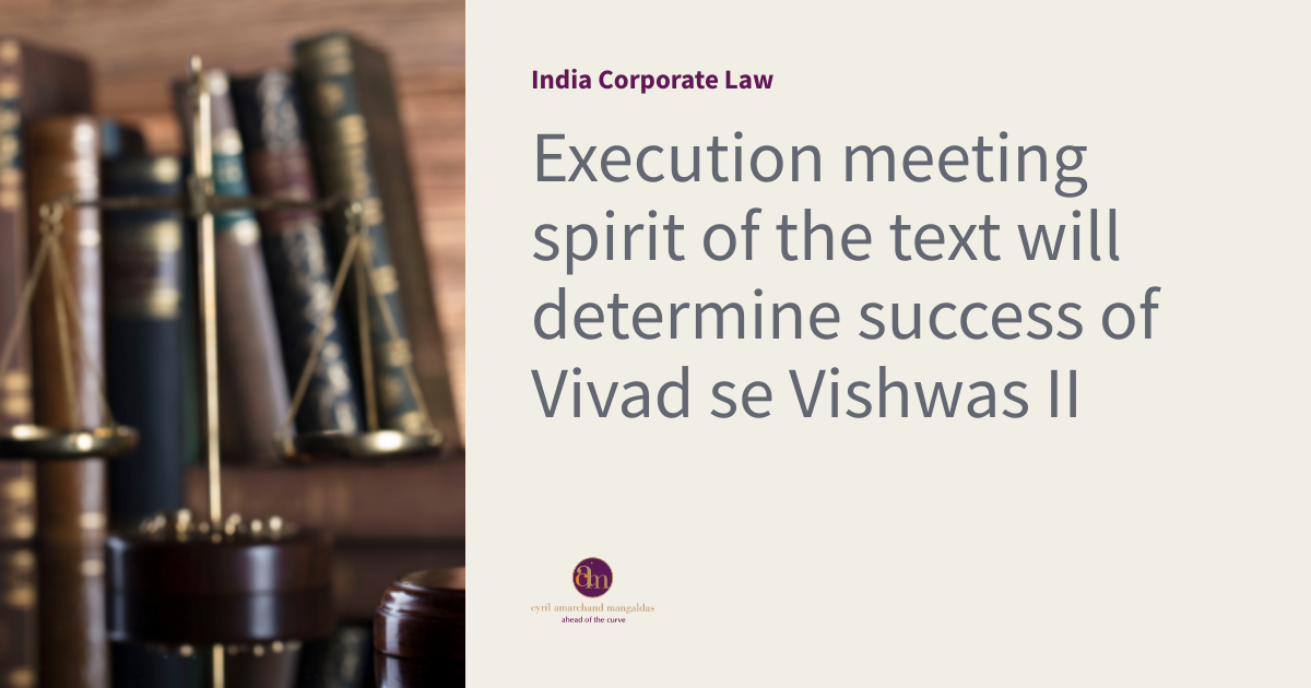 Execution meeting spirit of the text will determine success of Vivad se ...