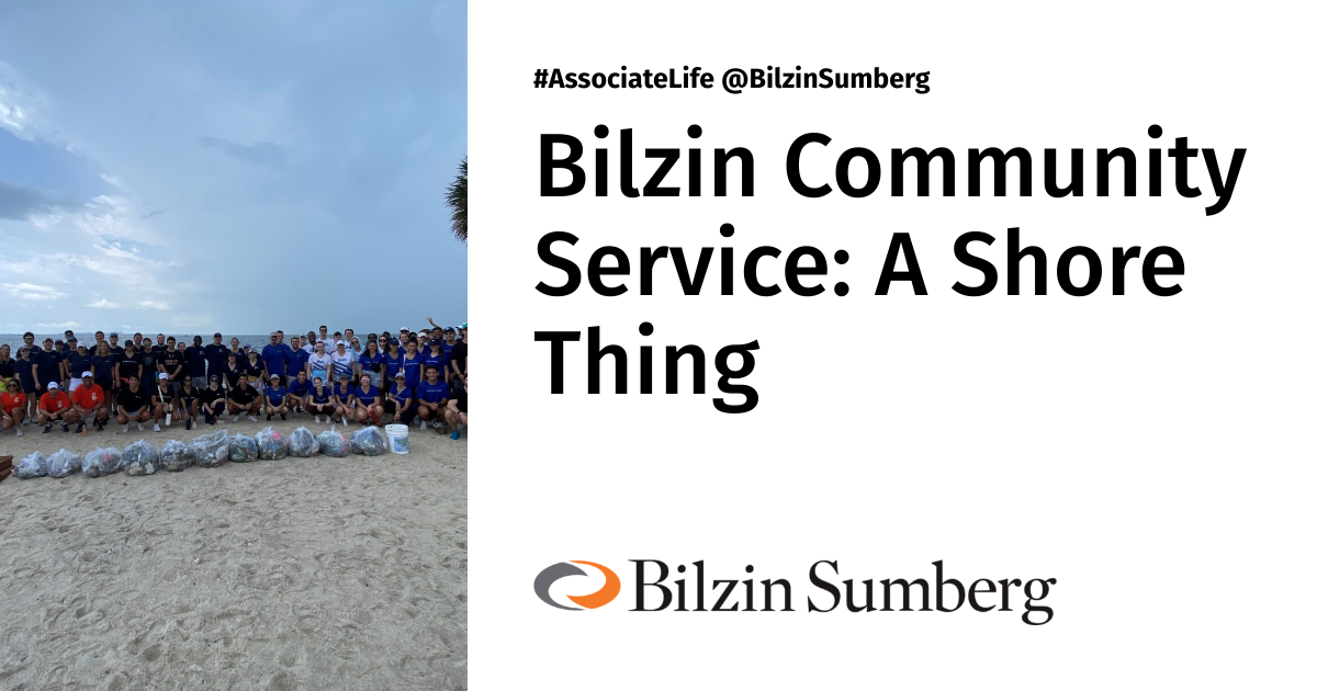Bilzin Community Service: A Shore Thing | #AssociateLife @BilzinSumberg