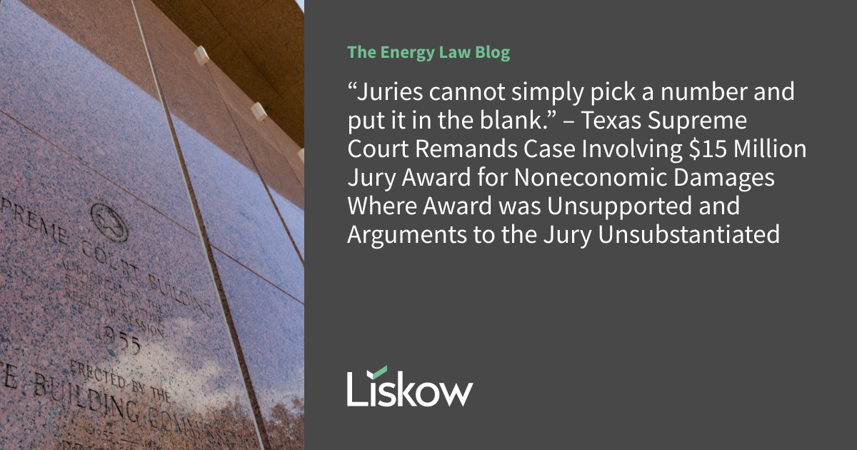“Juries cannot simply pick a number and put it in the blank.” – Texas ...
